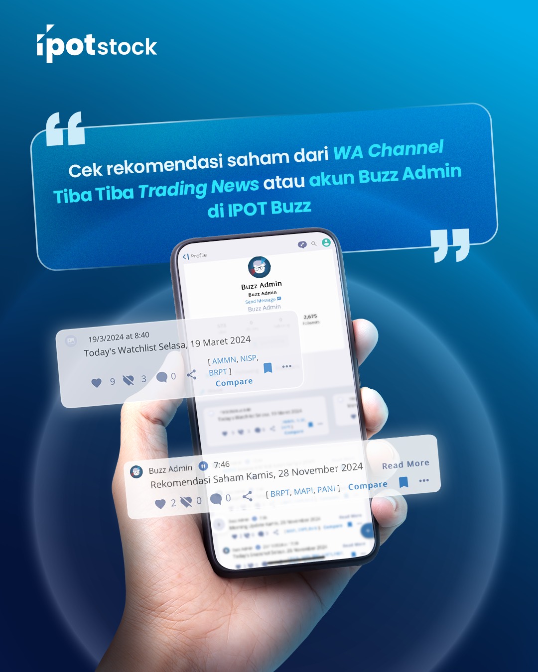 Booster Modal - Indo Premier Sekuritas